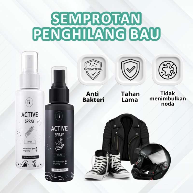 Jual Active Spray | Pewangi Serbaguna | Parfum Sepatu Dan Helm By ...
