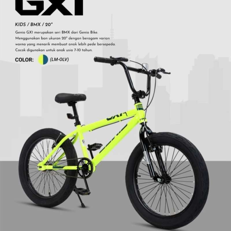 Promo Sepeda Bmx 20 Inch Genio Gx 1 Gx1 Gx01sepeda Anak Laki - Kuning ...