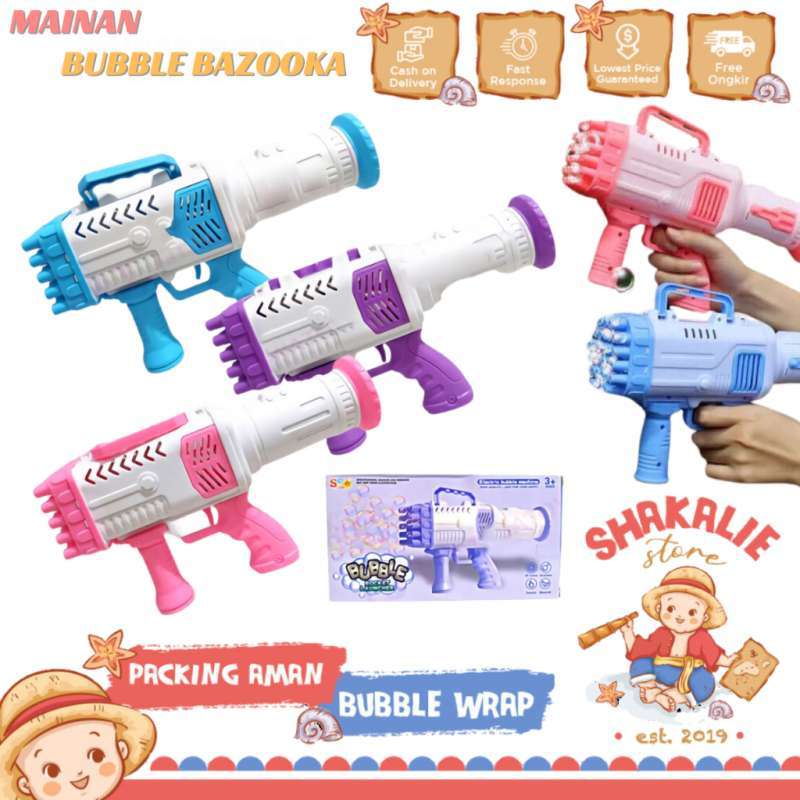 Jual Mainan Anak Pistol Bubble Bazooka Rocket Launcher Di Seller Shakaliestore - 2 Ilir, Kota ...