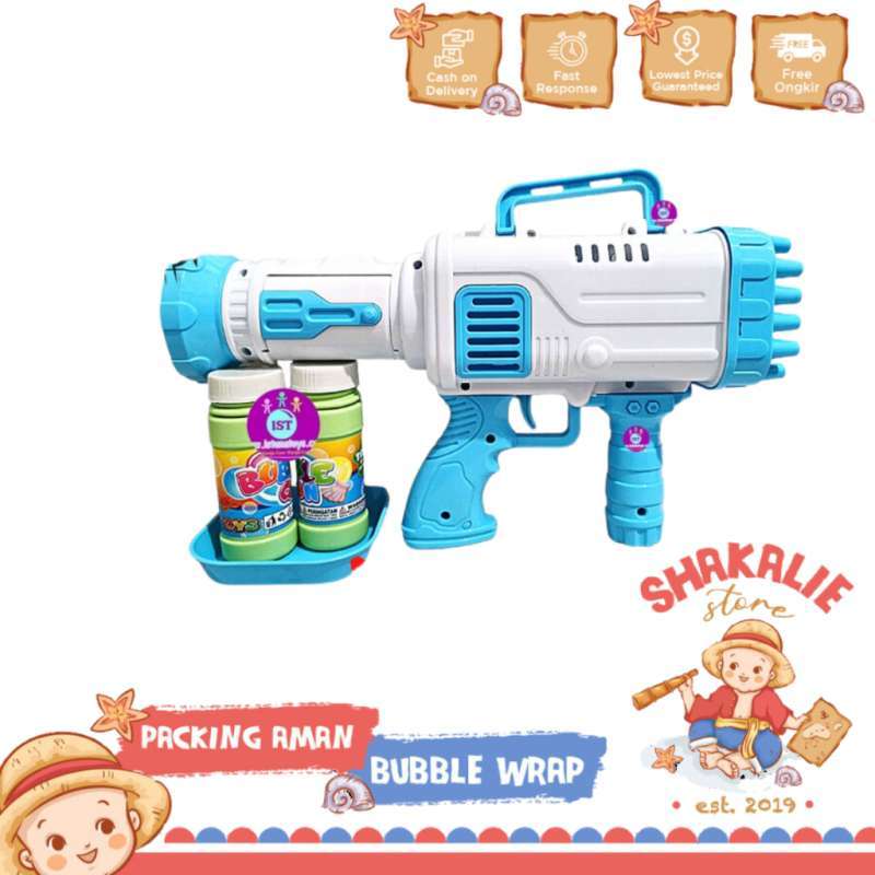 Jual Mainan Anak Pistol Bubble Bazooka Rocket Launcher Di Seller ...