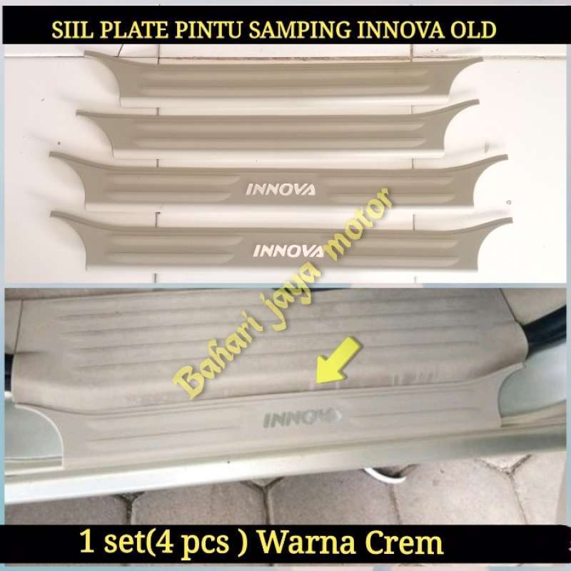 Jual Sill Plate Pintu Samping Innova 2005-2015 Warna Crem Di Seller ...