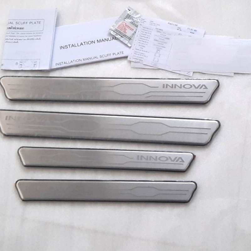 Jual Sill Plate Scuff Plate Pelindung Injekan Kaki Pintu New Innova ...