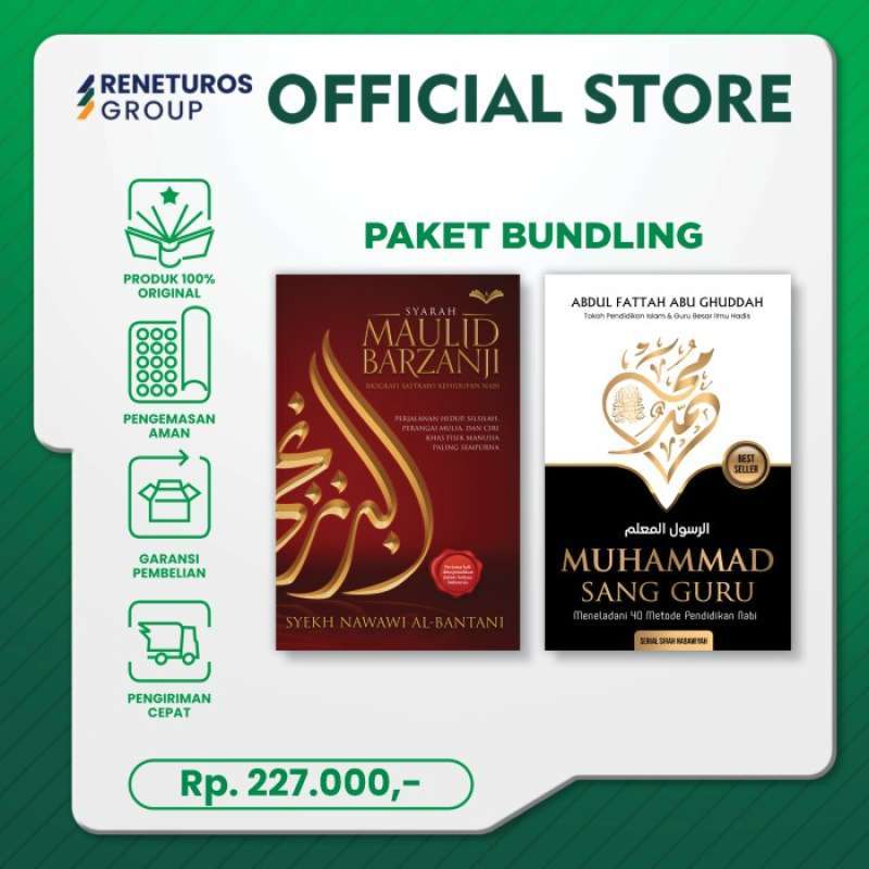 Promo Paket Bundling : Syarah Maulid Barzanji & Muhammad Sang Guru Diskon 23% Di Seller ...