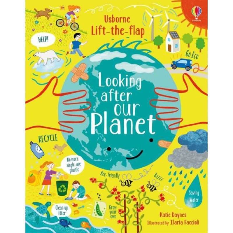 Promo Usborne Lift-the-flap Looking After Our Planet Diskon 23% Di ...