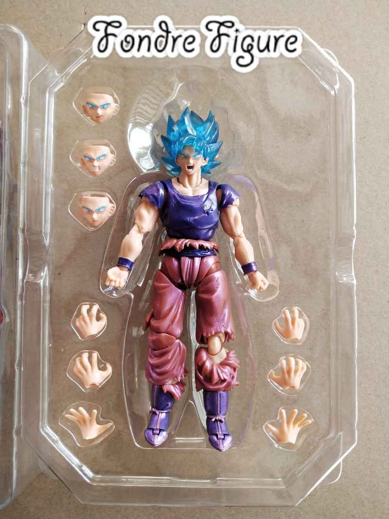 Jual Shf Sh Figuarts Goku God Kaioken Super Saiyan Shining Soul Saiya ...