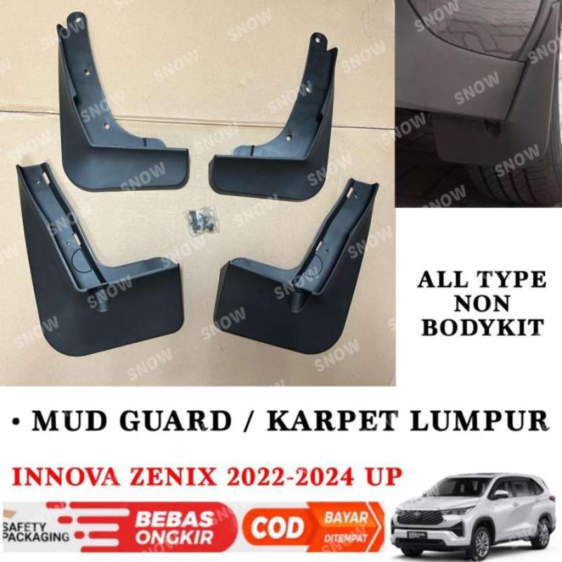 Promo Mud Guard Innova Zenix 2022 2023 2024 Non Bodykit Karpet Lumpur ...