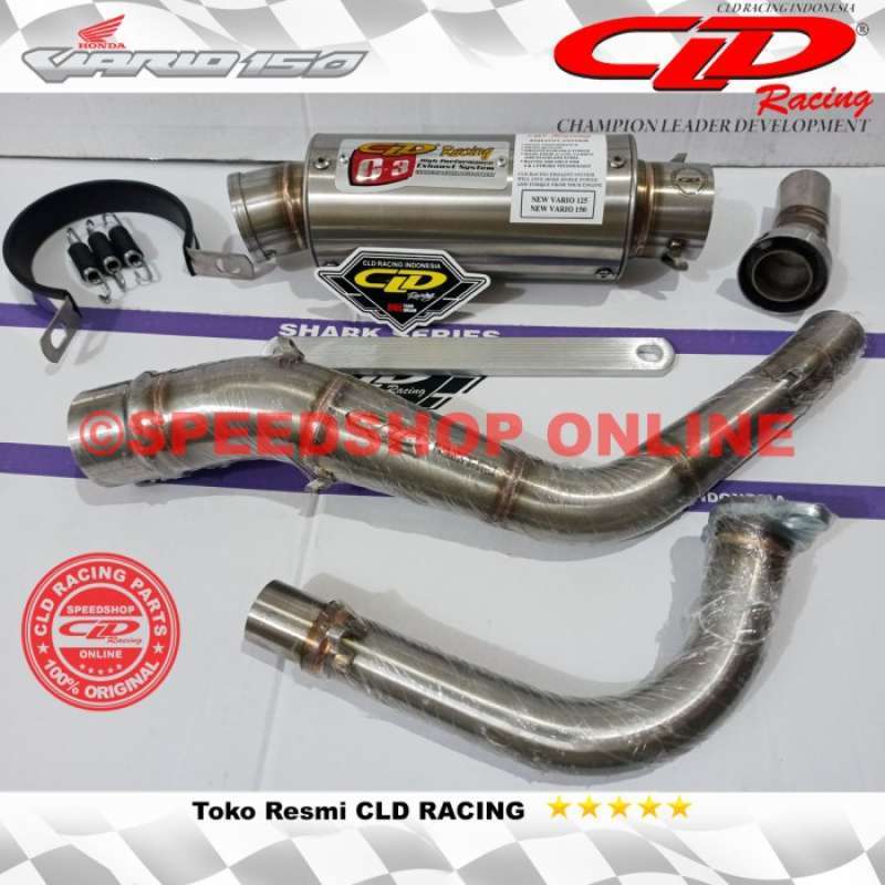 Promo Knalpot Cld Honda New Old Vario 150 Vario 125 Original Type C3 - New V150 Bulat Multicolor ...