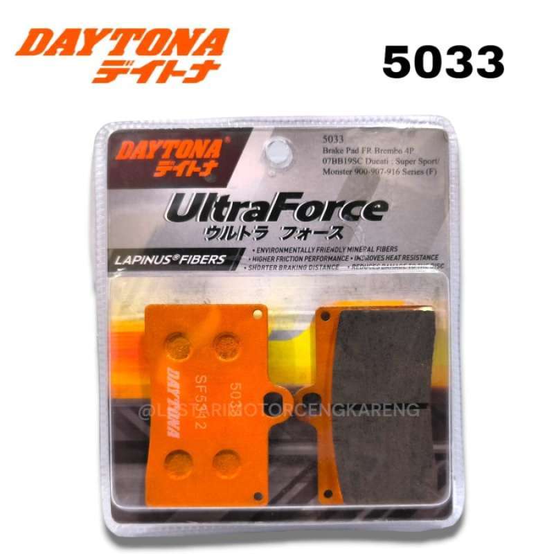 Jual Kampas Rem Brembo 4 Piston Racing Daytona Lapinus Fiber 5033 ...