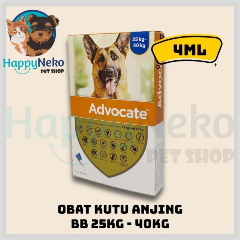 Promo Advocate Flea And Tick 25kg - 40kg For Dogs Obat Kutu Anjing ...
