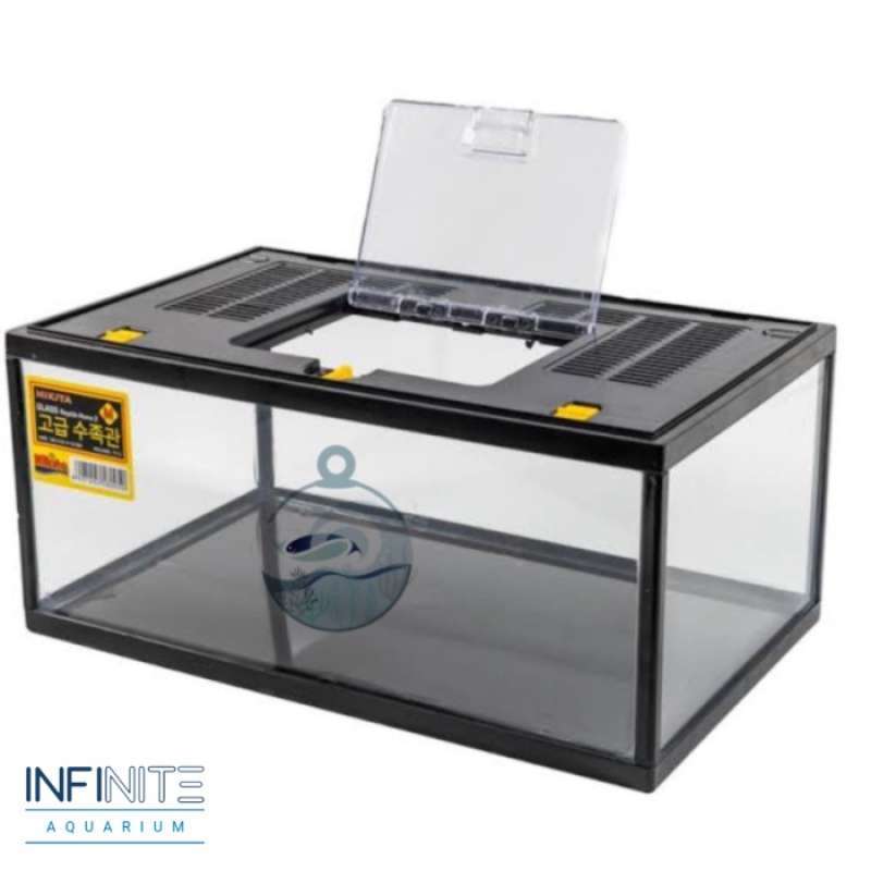 Promo Aquarium Reptil Nikita Star + Tutup Ukuran M / Medium Kandang Reptile Diskon 23% Di Seller ...