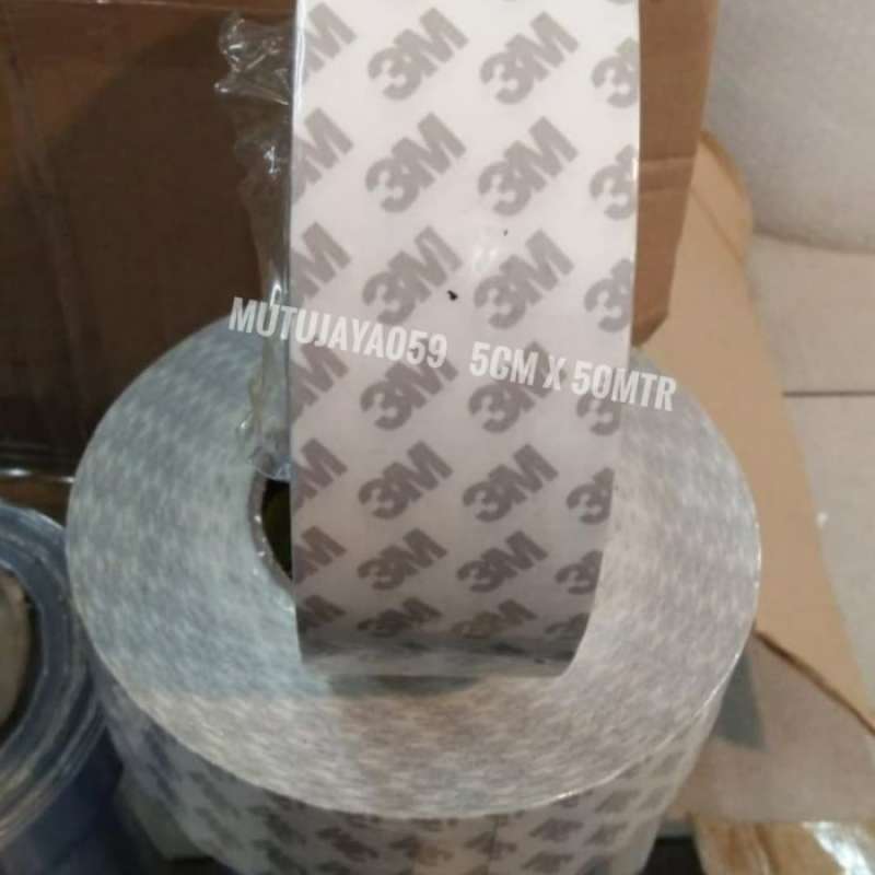 Promo 3m Double Tape 9080 Ukuran 5cm X 50mtr Double Tape Tissu Tipis ...