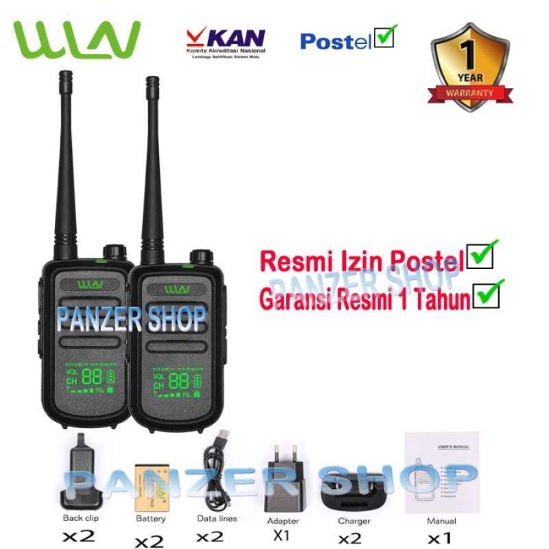Promo Walkie Talkie Ht Two-way Radio Wln Layar Led Kd - C100u ( Isi 2 ...