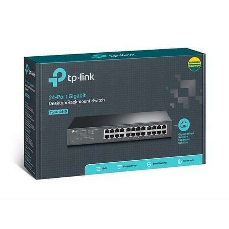 Promo Switch Hub 24 Port Gigabit Tl-sg 1024d Diskon 23% Di Seller Skala ...