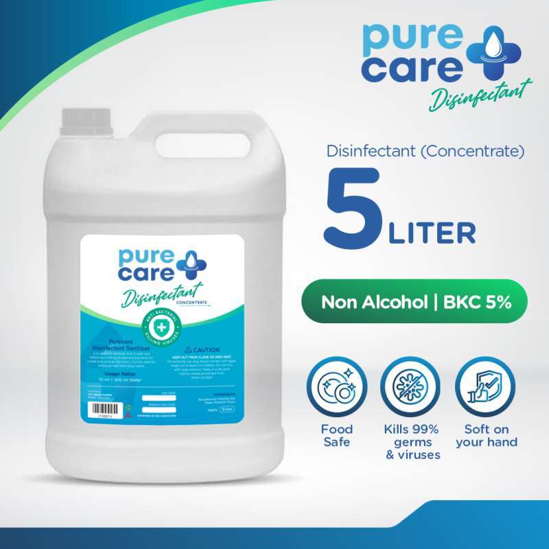 Promo Disinfectant Cairan Antibakterial Disinfectant Purecare 5l ...