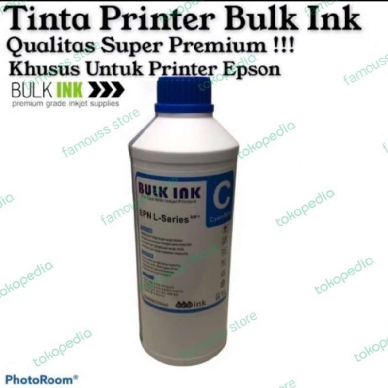 Promo Tinta Bulk Ink 1 Liter Untuk Printer L Series Diskon 23% Di ...