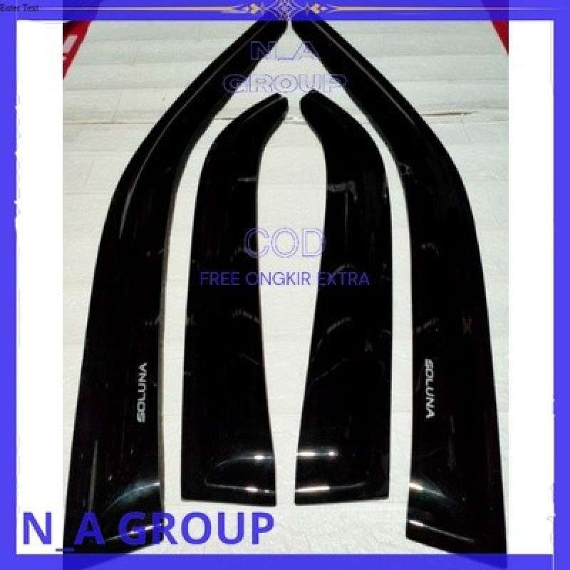 Promo Talang Pintu Mobil Soluna Model Slim Cembung Diskon 23% Di Seller ...