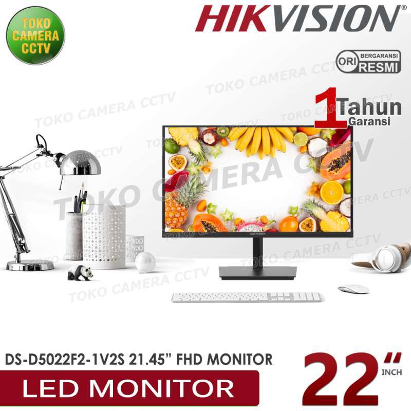 Jual Hikvision Monitor Led Ds-d5022f2-1v2s Full Hd 22 Inch Speaker Di ...