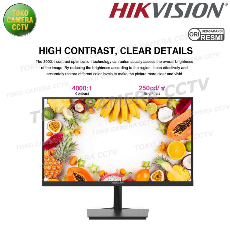 Jual Hikvision Monitor Led Ds-d5022f2-1v2s Full Hd 22 Inch Speaker Di Seller Toko Camera Cctv ...