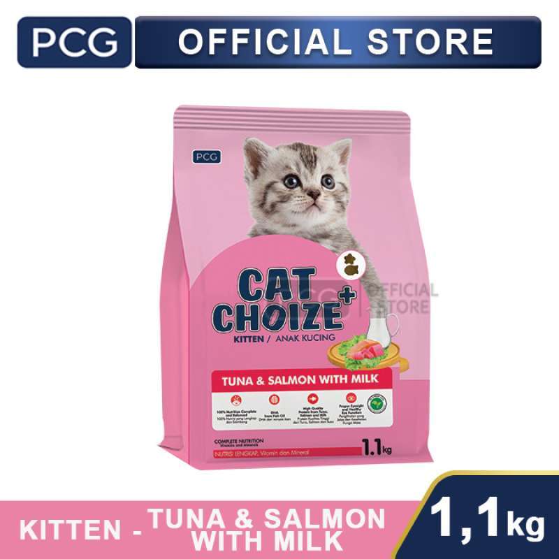 Jual Cat Choize Plus Dry Kitten Food Tuna & Salmon With Milk 1.1 Kg Di ...