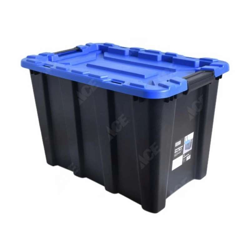 Promo Masterspace Kotak Perkakas Plastik Heavy Duty 55l - Biru/hitam ...