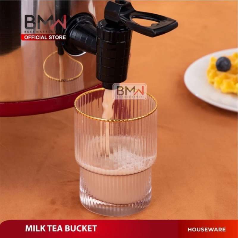 Jual Dispenser Termos Air 10l Stainless/ Water Tank Milk Tea Boba Kopi ...