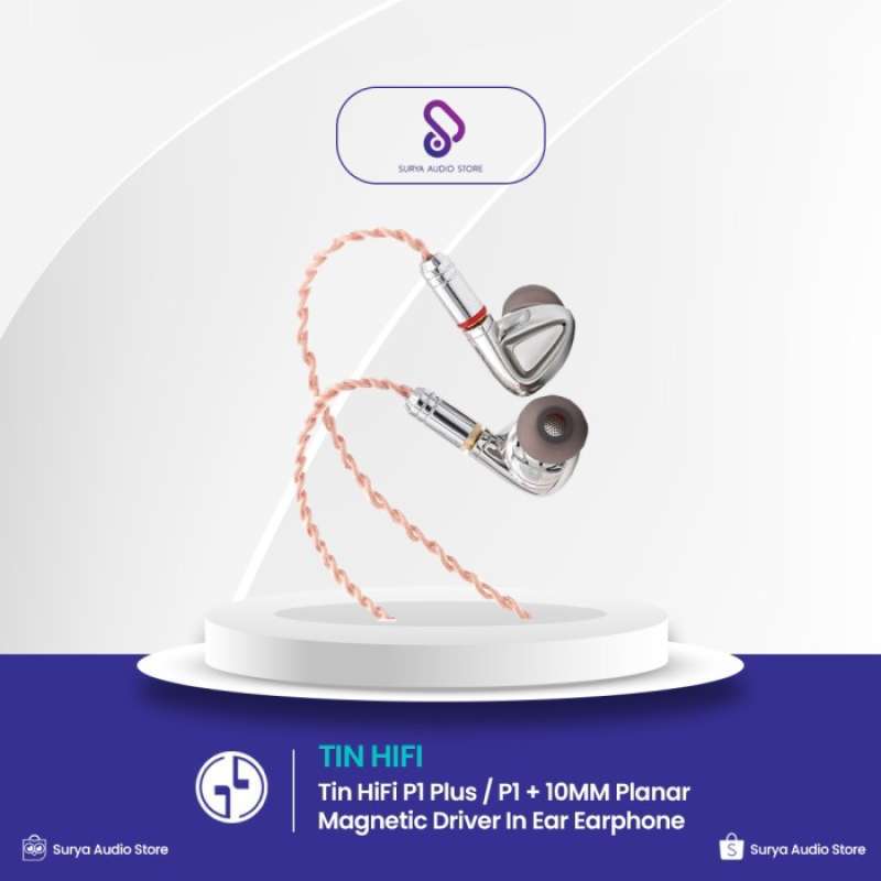 Promo Tin Hifi P1 Plus / P1 + 10mm Planar Magnetic Driver In Ear ...