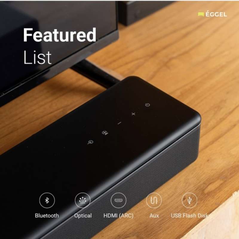Promo Eggel Stage Sound Bar Speaker Bluetooth Built In Woofer 3eq ...