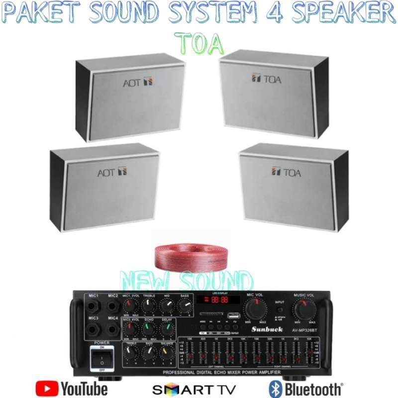 Promo Paket Sound System Cafe Dan Restoran Paket Toa Indoor Dan Outdoor ...