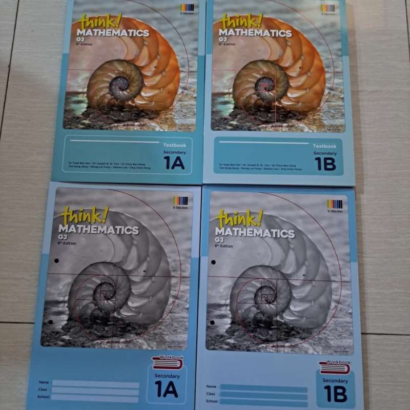 Promo Think! Matematics G3 Textbook & Workbook 1a 1b 8th Edition (new ...