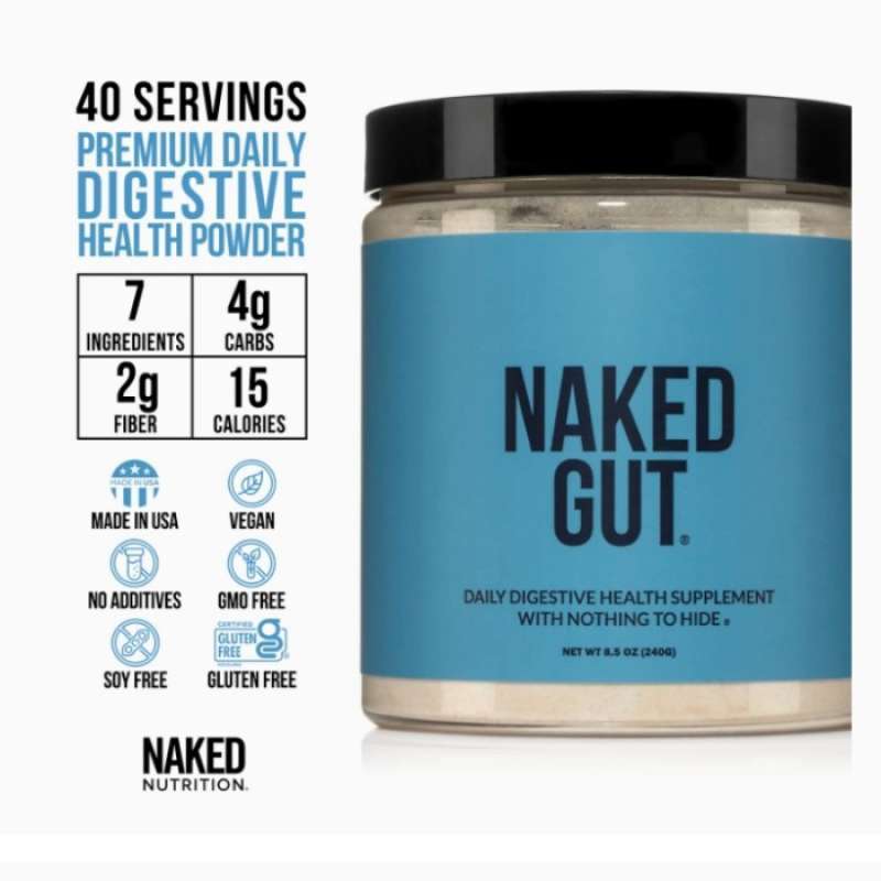 Promo Naked Gut Supplement Natural Gut Health Powder For Cleanse & Digestive Diskon 23% Di ...