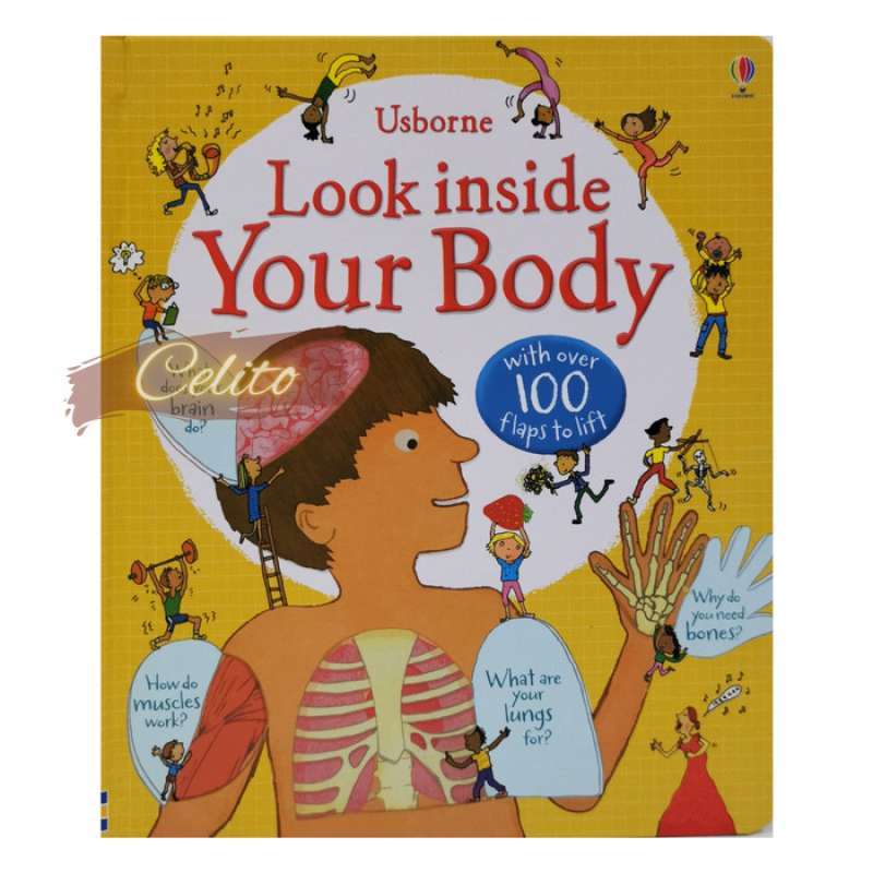 Promo Buku Usborne Look Inside Your Body Book Diskon 23% Di Seller ...