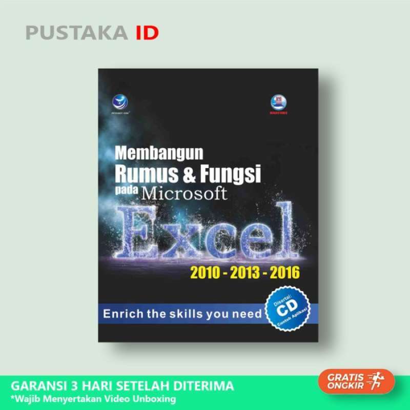 Promo Buku Membangun Rumus Dan Fungsi Pada Microsoft Excel 2010-2013-2016 Diskon 23% Di Seller ...