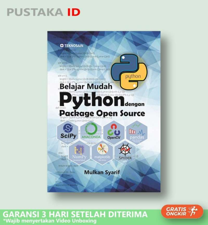 Promo Buku Belajar Mudah Python Dengan Package Open Source - Original ...