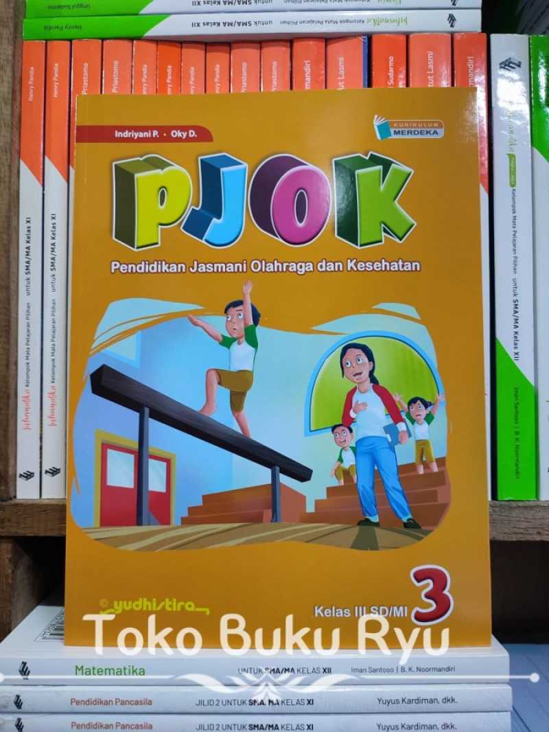 Promo Buku Pjok Kelas 3 Sd Kurikulum Merdeka Yudhistira Diskon 23% Di Seller Zawaru Store ...