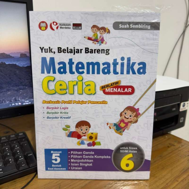 Promo Buku Yuk, Belajar Bareng Matematika Ceria Untuk Siswa Sd/mi Kelas 6 (kurikulum Merdeka ...