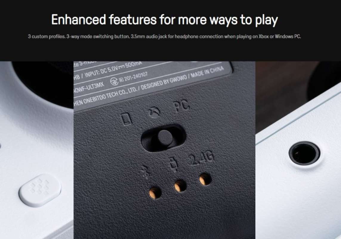 Jual 8bitdo Ultimate 3-mode Wireless Gamepad Controller Hall Effect ...