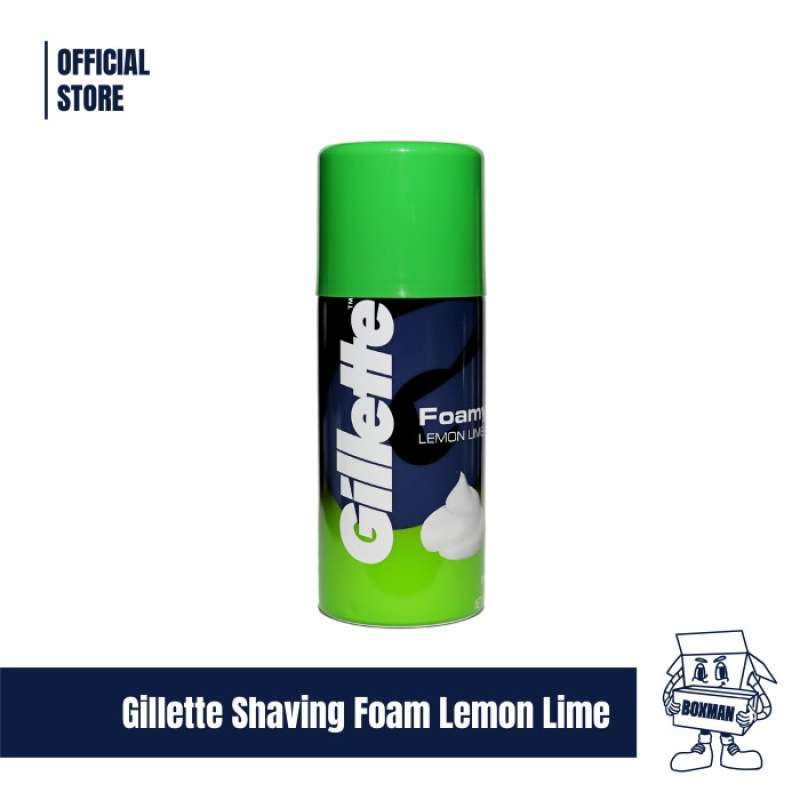 Jual Gillette - Shaving Foam Krim Alat Cukur Foamy Lemon Lime 175 G Di ...