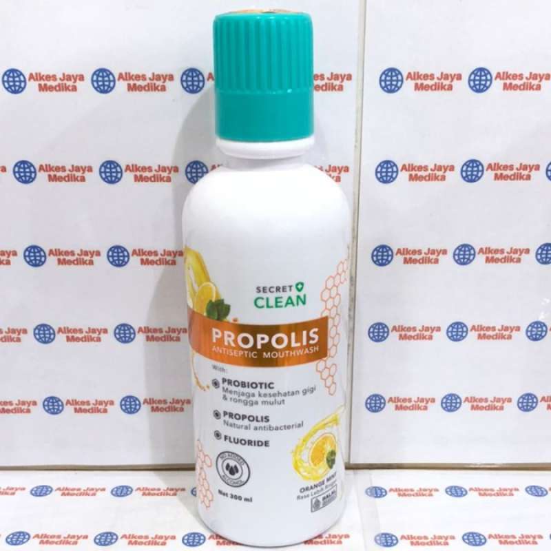 Jual Secret Clean Propolis Antiseptic Mouthwash 300ml - Obat Kumur Di ...
