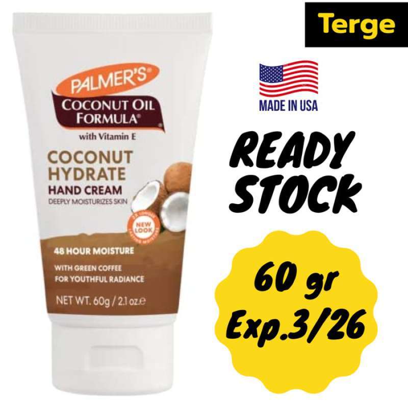 Jual Ori Usa Palmers Coconut Hydrate Cocoa Vit E Shea Butter Hand Cream ...
