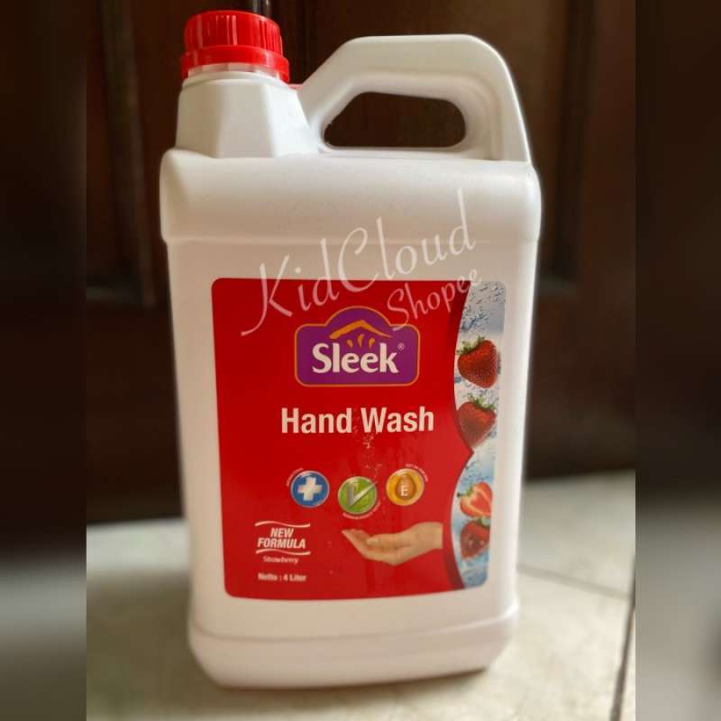 Jual Sleek Antibacterial Hand Wash 4 Liter Cair /sabun Cuci Tangan ...