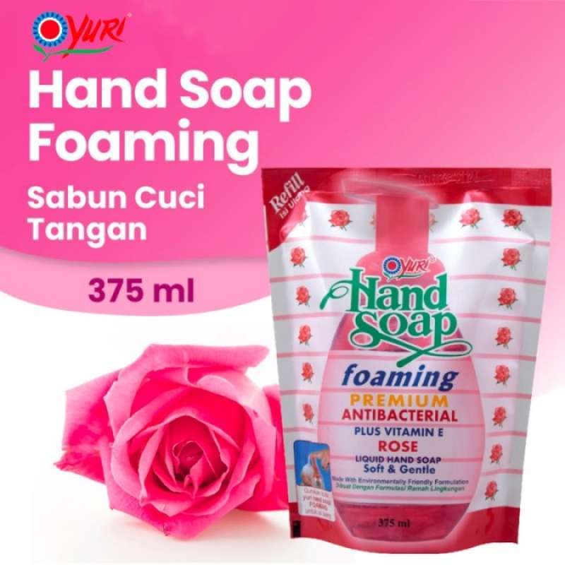 Jual Yuri Foam Hand Soap Sabun Cuci Tangan Refill 375 Ml - Promo 3 Pack ...