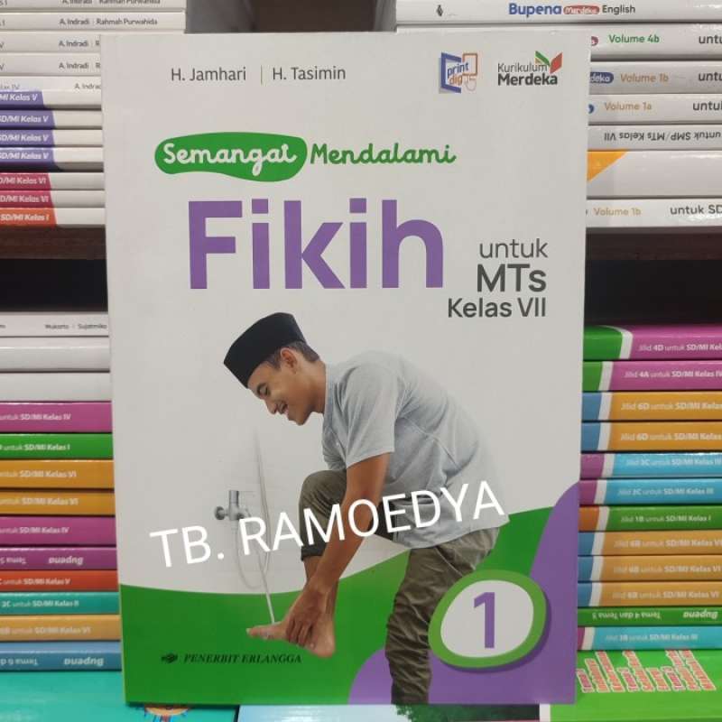 Promo Buku Fikih Mts Kelas Vii Kurikulum Merdeka Erlangga Diskon 23% Di ...