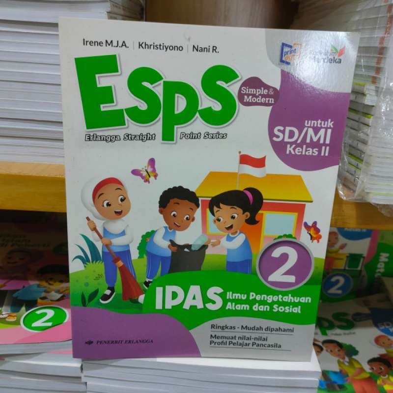 Promo Esps Ipas Sd Kelas 2 Kurikulum Merdeka Erlangga Diskon 23% Di ...