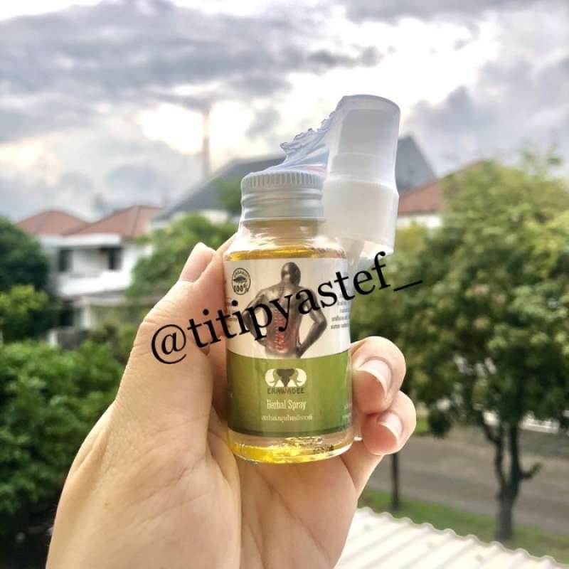 Jual Erawadee No 60 Herbal Back Spray Obat Semprot Thailand 20ml ...