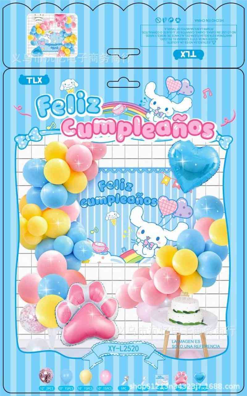 Jual Balon Set Sanrio Cinnamoroll Kuromi Melody Balloon Set Ulang Tahun ...