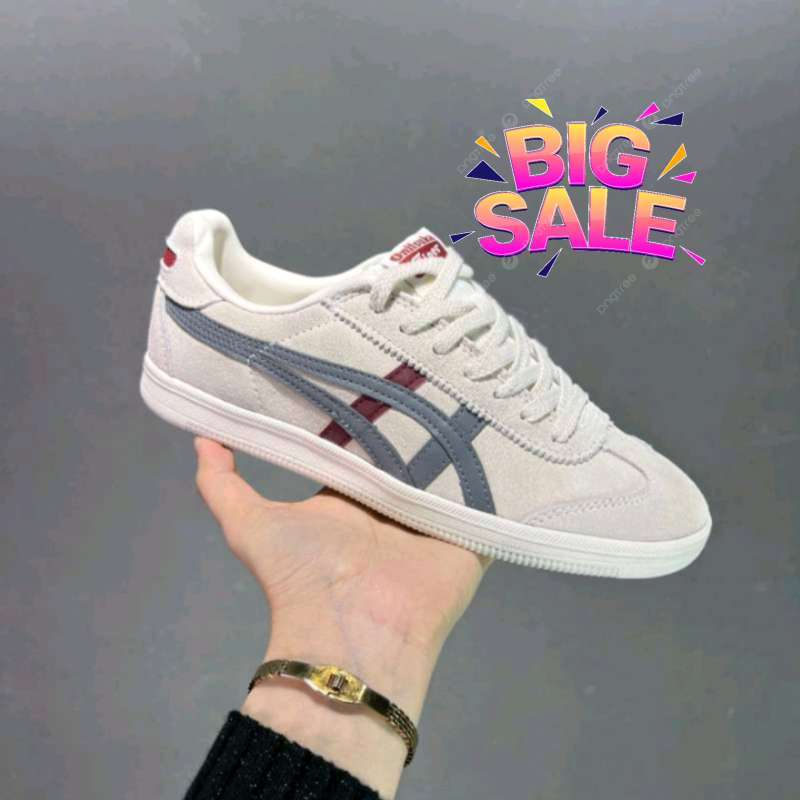 Promo Sepatu Onit Tokuten Cream Grey Red Bnib - 42 Diskon 50% Di Seller ...