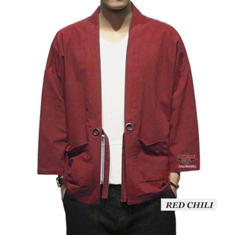 Promo Outer Outwear Kimono Cardigan Blazer Jepang Korea Laki Laki Pria ...