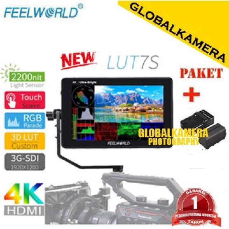 Promo Feelworld Lut7s 7 3d Lut 4k Hdmi And Sdi Monitor Diskon 23% Di ...
