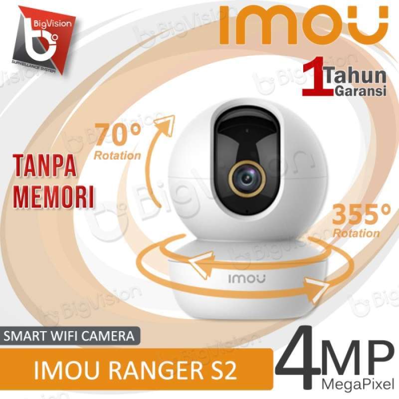 Promo Imou Ranger 2 S2 4mp 2k Cam Cctv Wifi Ip Camera Wireless Kamera ...