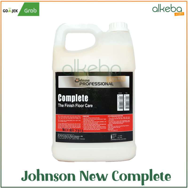 Promo New Complete Johnson Floor Finish Can Obat Poles Galon 4 Liter ...